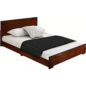 Camden Isle Trent Wooden Platform Bed, Walnut, Full