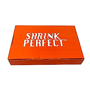 Clear Perforated Shrink Band for Lip Balm Tubes and Lip Gloss Squeeze Tubes (50 Pack)