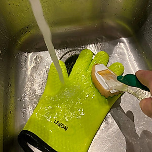 LEXON Silicone Cooking Gloves Heat Resistant Oven Mitts