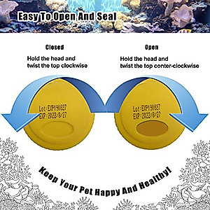 Amzey 4.5 oz Decapsulated Brine Shrimp Egg (Non-Hatching)-100% Natural Decapsulated Artemia Nauplii, High Protein Food Source for Live Fish, Baby Fish, Freshwater and Marine Fish, Golden Fry, Corals