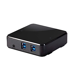 Monoprice 2x4 USB 3.1 Gen1 Peripheral Sharing Switch, Allows 2 Computers to Share 4 USB 3.1 Gen1 Devices