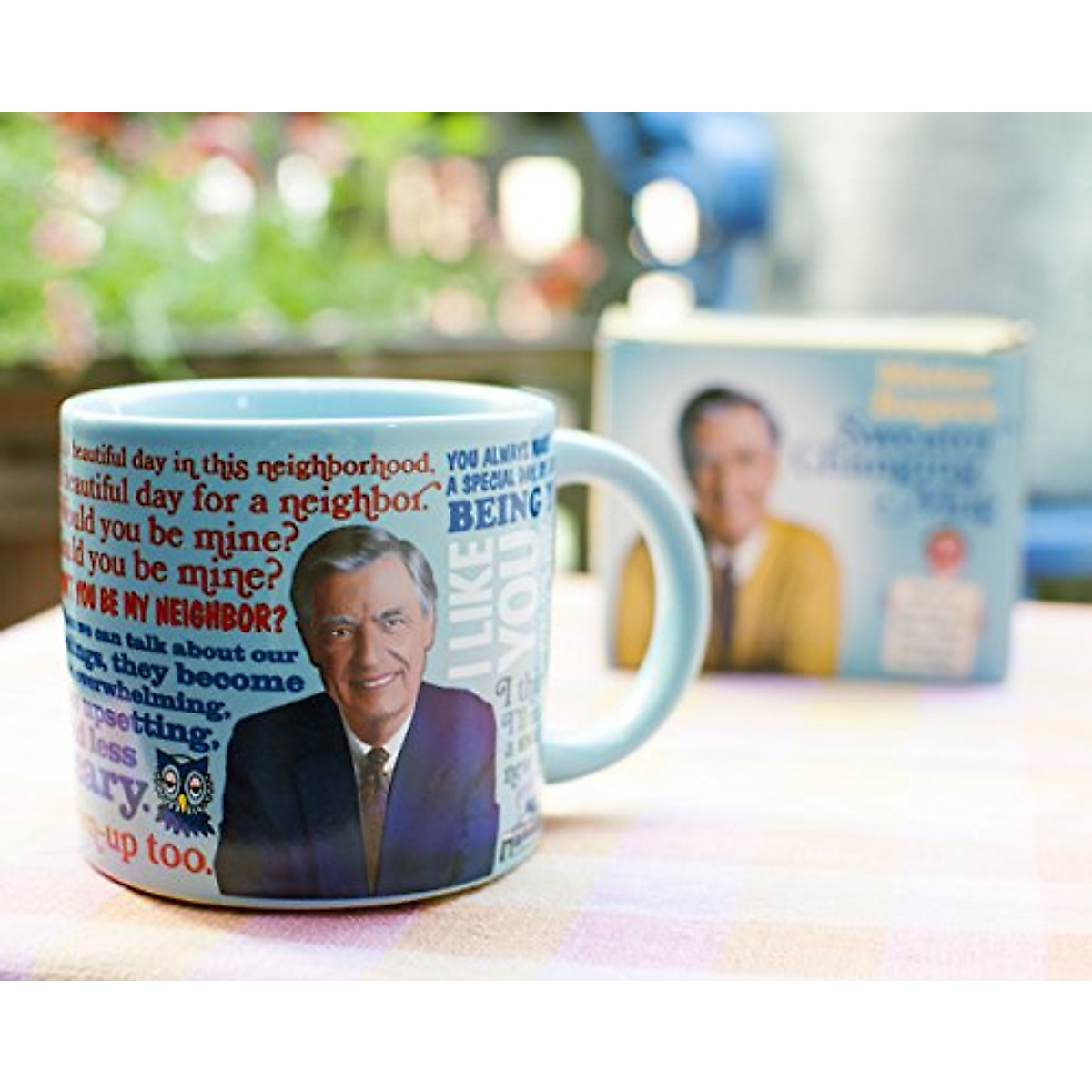Mister Rogers Heat Changing Mug - Add Coffee or Tea and Mr. Rogers' Jacket Changes to His Sweater - Comes in a Fun Box