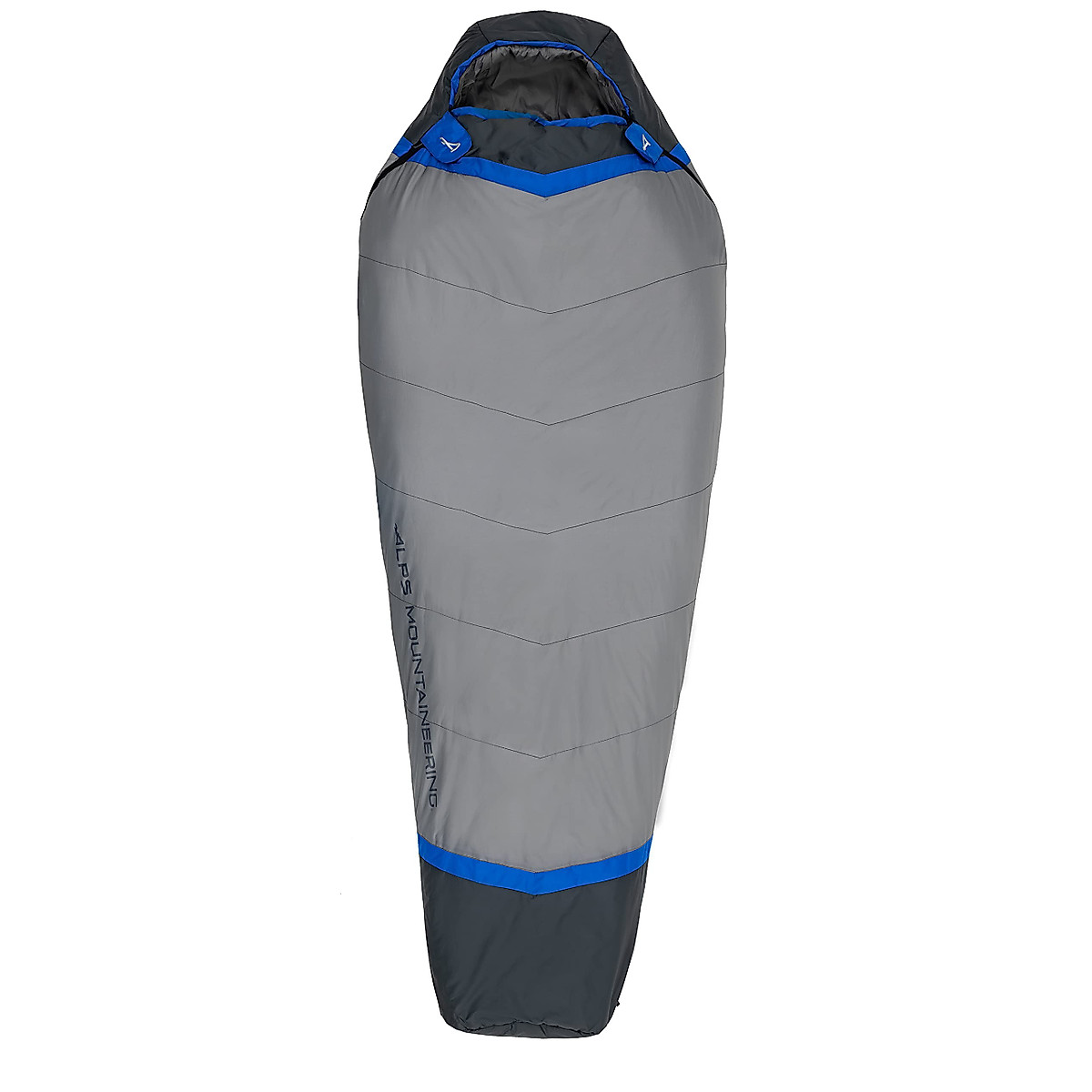 ALPS Mountaineering Aura +20° Mummy Sleeping Bag Regular, Gray/Charcoal - New