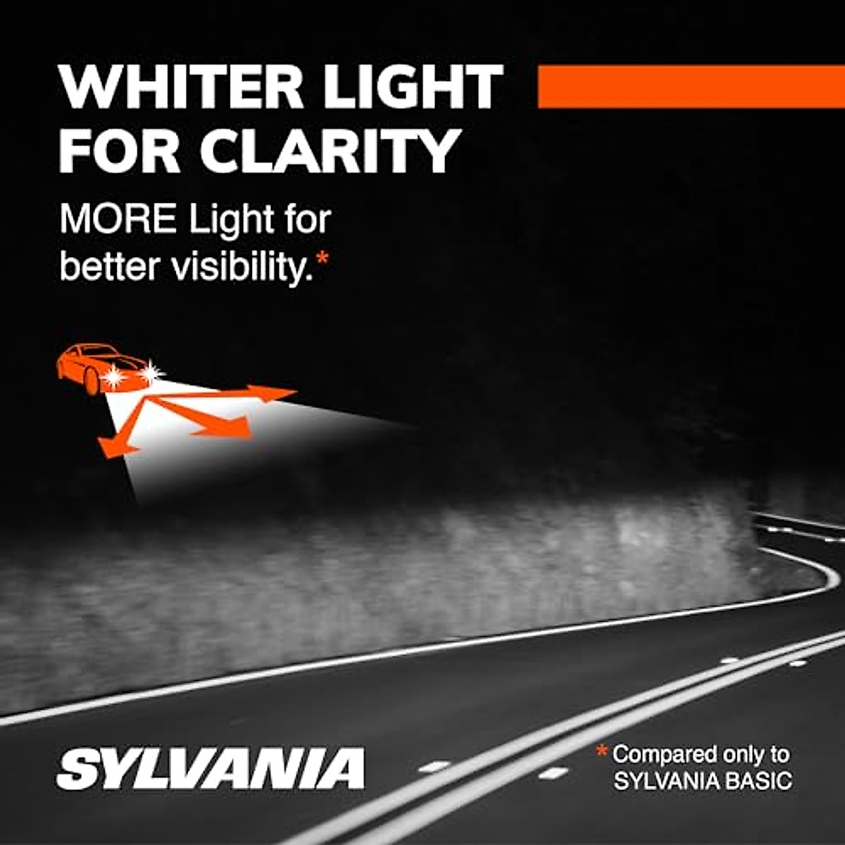 SYLVANIA - H11 SilverStar Ultra - High Performance Halogen Headlight Bulb, White, 2 Pack