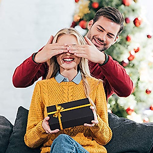 Zonon 30 Pieces Kraft Paper Drawer Box, Mini Crafts Cardboard Present Boxes for Business and Soap Jewelry Candy Weeding Party Favors Present Packaging Boxes (Black)