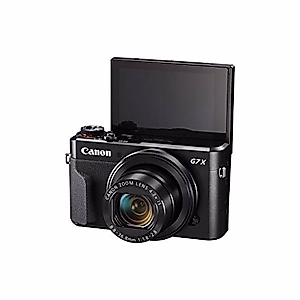 Canon PowerShot G7 X Mark II Digital Camera w/ 1 Inch Sensor and tilt LCD screen - Wi-Fi & NFC Enabled (Black) (Renewed)
