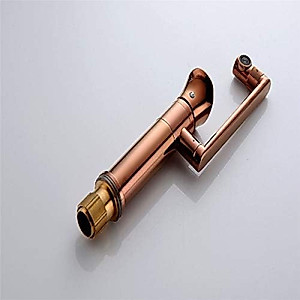 Kitchen & Bath Fixtures Taps Faucet, EuropUPC Basin Faucet Rotating Wash Basin Faucet Under Counter Basin Hot and Cold Faucet Retro Single Hole Faucet