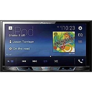 Pioneer MVH-300EX Double Din Digital Multimedia Video Receiver with 7" WVGA Touchscreen Display Built-in Bluetooth