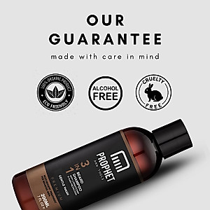 Prophet and Tools 3-in-1 Beard Shampoo & Conditioner - Gentle Cleanser for Soft, Shiny, Tangle-Free Beard - 8.5 oz