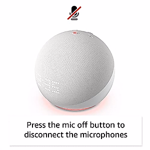 Echo Dot (5th Gen) with Clock | Cloud Blue with Kasa Smart Plug Mini