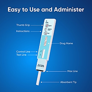 Prime Screen [10 Pack] Nicotine Tobacco Cotinine Urine Test Kit - Urine Dip Card Testing Cotinine from Smoking - WCOT-114