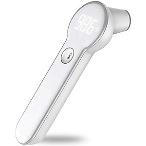 FDoc Forehead Thermometer for Babies, Adults, Children, 1 Second Results, Infrared IR Digital Thermometer to Measure Fever in Humans