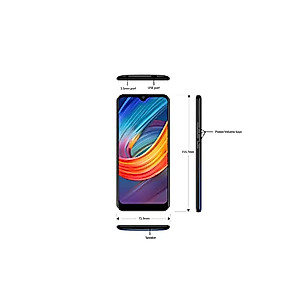 Yezz Max 2 Ultra | 2022 | 2/32GB | 13MP Camera + AI Lens | Unlocked smarpthone | 1 Year Warranty in The U.S. (Midnight Blue)