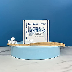 Weldental Chewtab Advanced Whitening Toothpaste Tablets with Nano-Hydroxyapatite Peppermint Refill