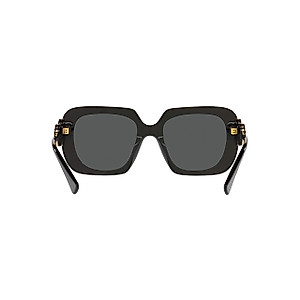 Versace Woman Sunglasses Black Frame, Dark Grey Lenses, 54MM