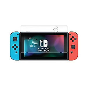 Snakebyte Tough Kit - Accessory Set Including Rubber Hard Case H9 Glass Protector Cleaning Cloth Thumb Grips Game Hard Case for Nintendo Switch - Black - Nintendo Switch