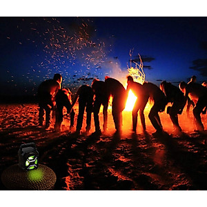 RISEBASS Portable Wireless Bluetooth Speaker for iPhone, Android, iPod and More - Rechargeable Bluetooth Speaker for Kids & Adults - Mini Speaker with Party Lights. Gifts for Kids