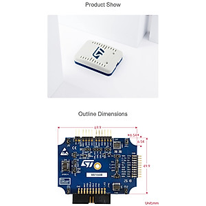 STLINK-V3SET Microcontrollers ST STM8 and STM32 MCU USB Swim JTAG SWD Modular Stand-Alone in-Circuit Debugger Programmer (SPI, I2C, CAN, GPIOs) @XYG