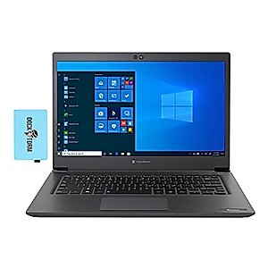 Toshiba Dynabook Tecra A40-G School & Business 60Hz Laptop (Intel Celeron 5205U 2-Core, 4GB RAM, 128GB SSD, Intel UHD, 14.0" Full HD 1920x1080, WiFi 6, Bluetooth, Webcam, 1xHDMI, Win 10 Pro) with Hub