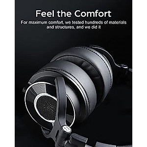 OneOdio Monitor 60 Professional Studio Headphones - Recording Wired Over Ear Headphones, Hi-Res Audio, Soft Comfortable Earmuffs, 6.35mm (1/4") Adapter for Tracking Mixing DJ Mastering Broadcast