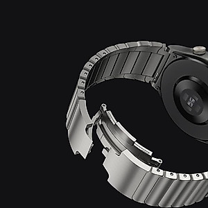 VeveXiao Strap Compatible with Huawei Watch GT5 46mm/GT4 46mm/GT 3 46mm/GT 2 Pro/Watch 4 Pro/GT 4 46mm, 22mm Stainless Steel Replacement Strap Compatible with Samsung Galaxy Watch 3 45mm Metal Band