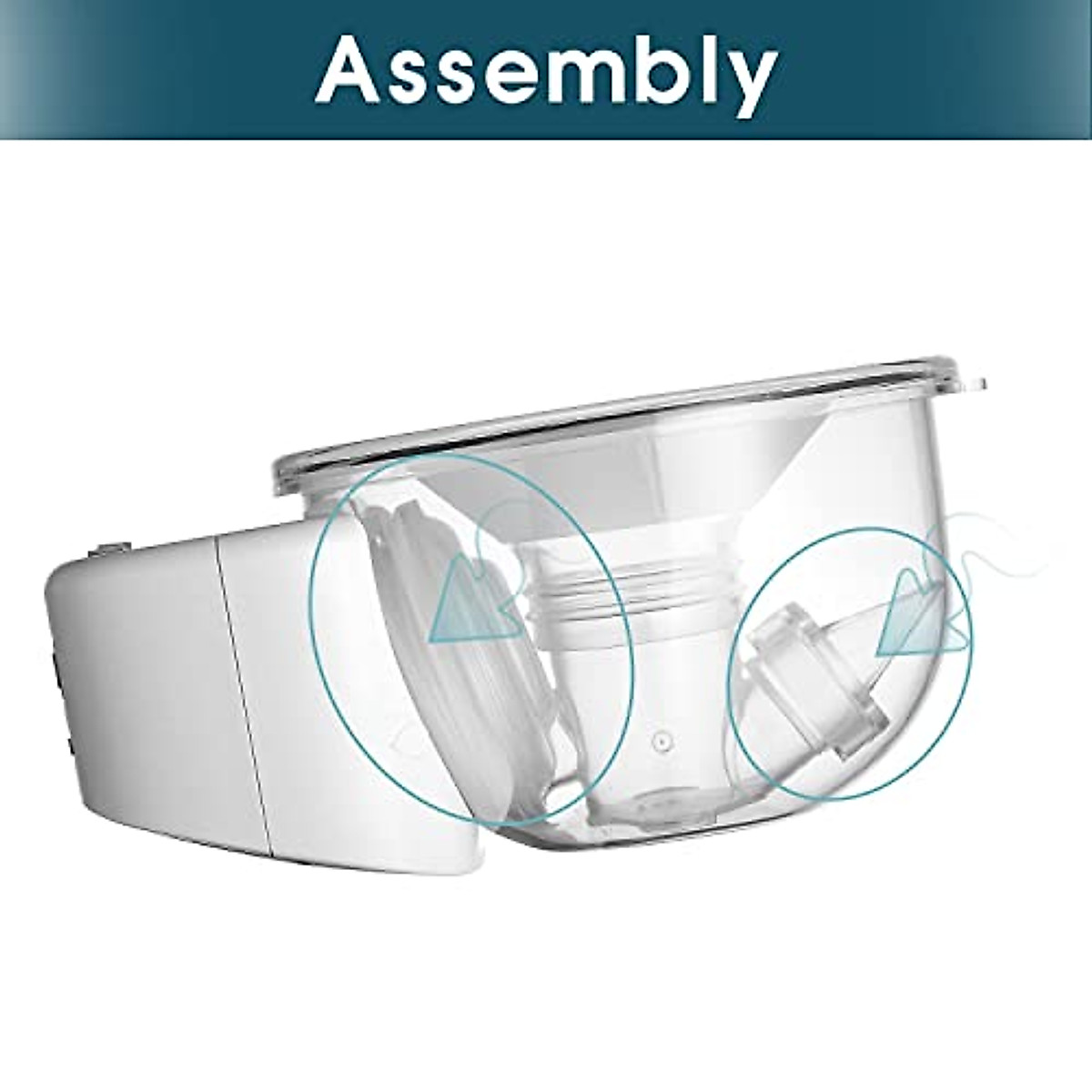 Begical Duckbill Valves & Silicone Diaphragm Compatible with Momcozy/TSRETE/PADRAM/LoveOfLive/OMFMF Wearable Breastpump, Wearable Breast Pump Accessories, Use with Wearable S9|S10|S12 Parts Replace