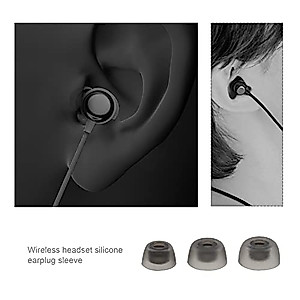 6 Pairs of Silicone Ear Buds Tips Replacement in-Ear Ear Sleeves Compatible with Jabra Elite 75t/ 65t/ Active/Sport Evolve Wireless Headphones S M L