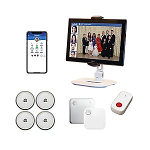 Livindi Home for Houses Ten Inch Tablet for Seniors with Medical Alerts (WiFi). Rated The Most Comprehensive Monitoring System for Older Adults by The National Council On Aging