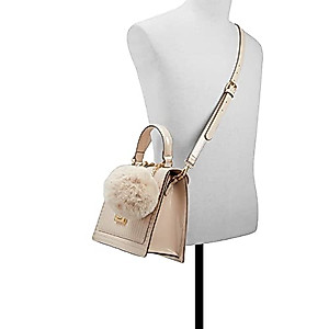 ALDO Women's Regular Jerilini Top Handle Bag, Medium Beige