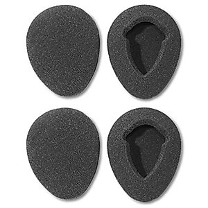 Two Pairs of 80mm Foam Earpads fits Infrared Wireless Headphones in GM Ford Toyota Nissan Honda Automobile Entertainment DVD Player Systems