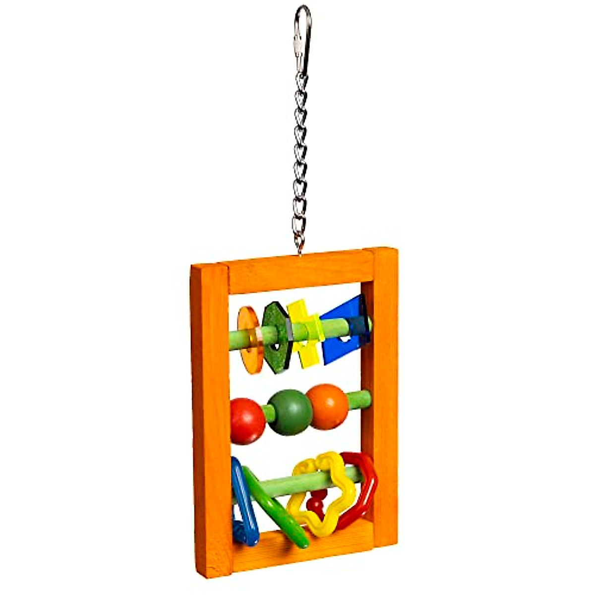 Prevue Pet Products Physical & Mental Bodacious Bites Abacus Bird Toy 60954