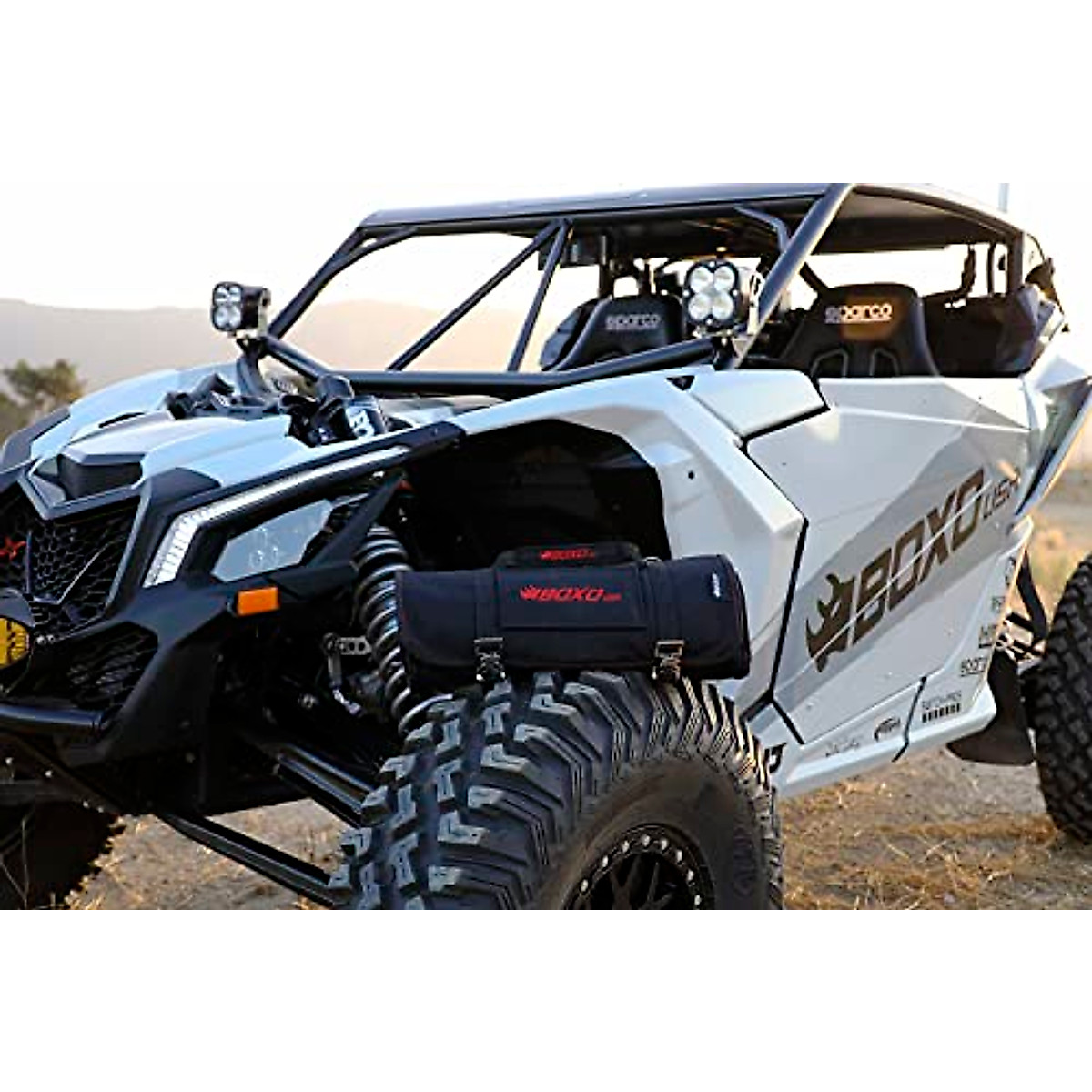 BOXO USA UTV Tool Roll - Heavy Duty Universal Tool Bag Organizer for Side by Side, RZR, CanAm, UTV, Truck (Tool Roll + Dry Bag)