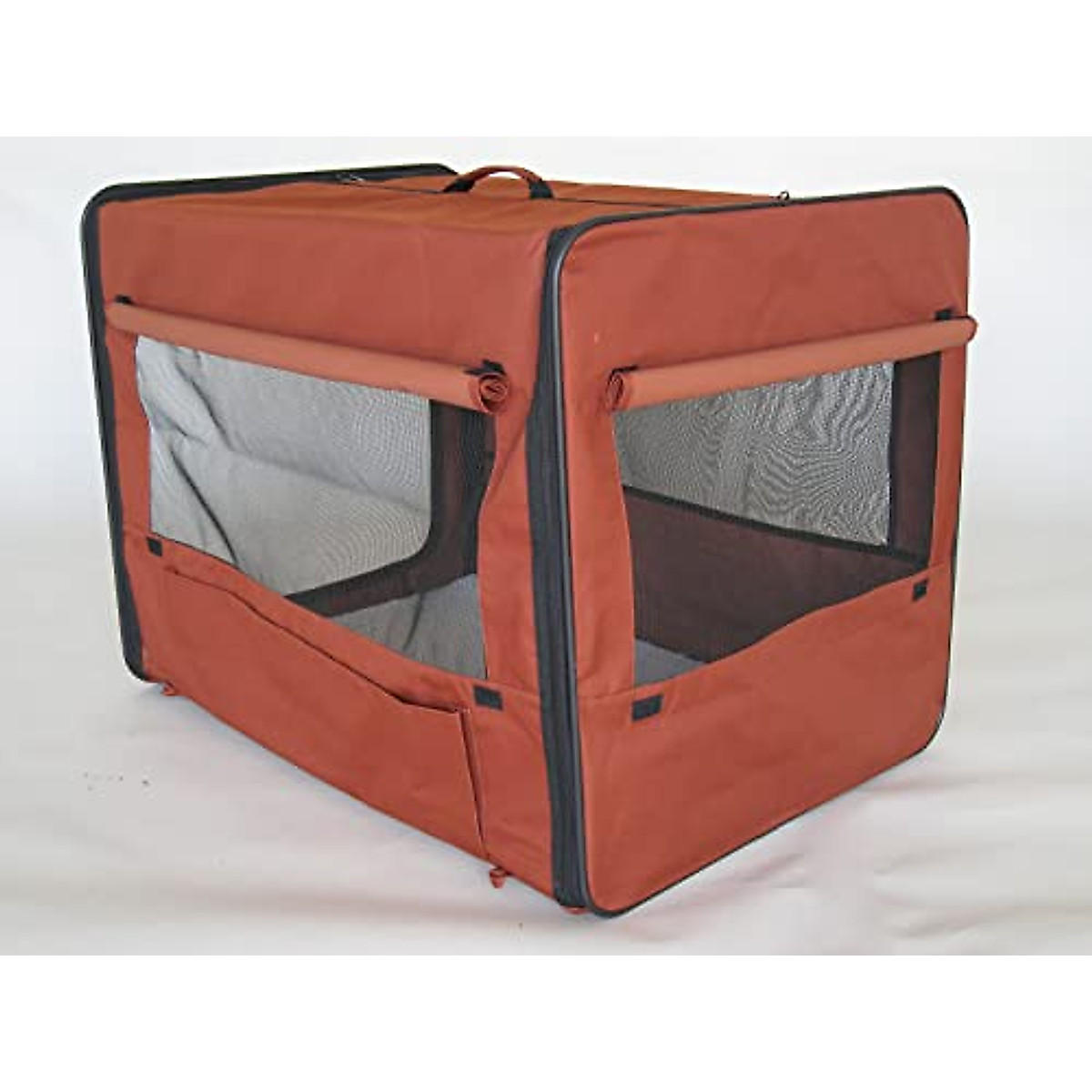 Go Pet Club AB32 Soft Dog Crate, Brown - 32 inches L x 22.2 inches W x 23.5 inches H