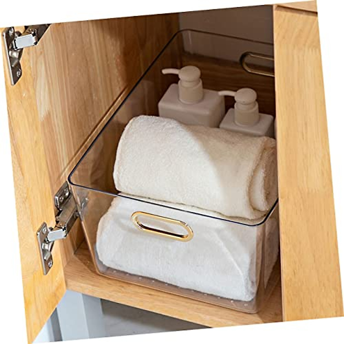 Alipis Storage Basket Clear Makeup Case Storage Drawers Plastic Bra Storage Organizer for Closet Tier Drawer Organizer Socks Basket Underwear Divider Wardrobe Storage Box Storage Bins