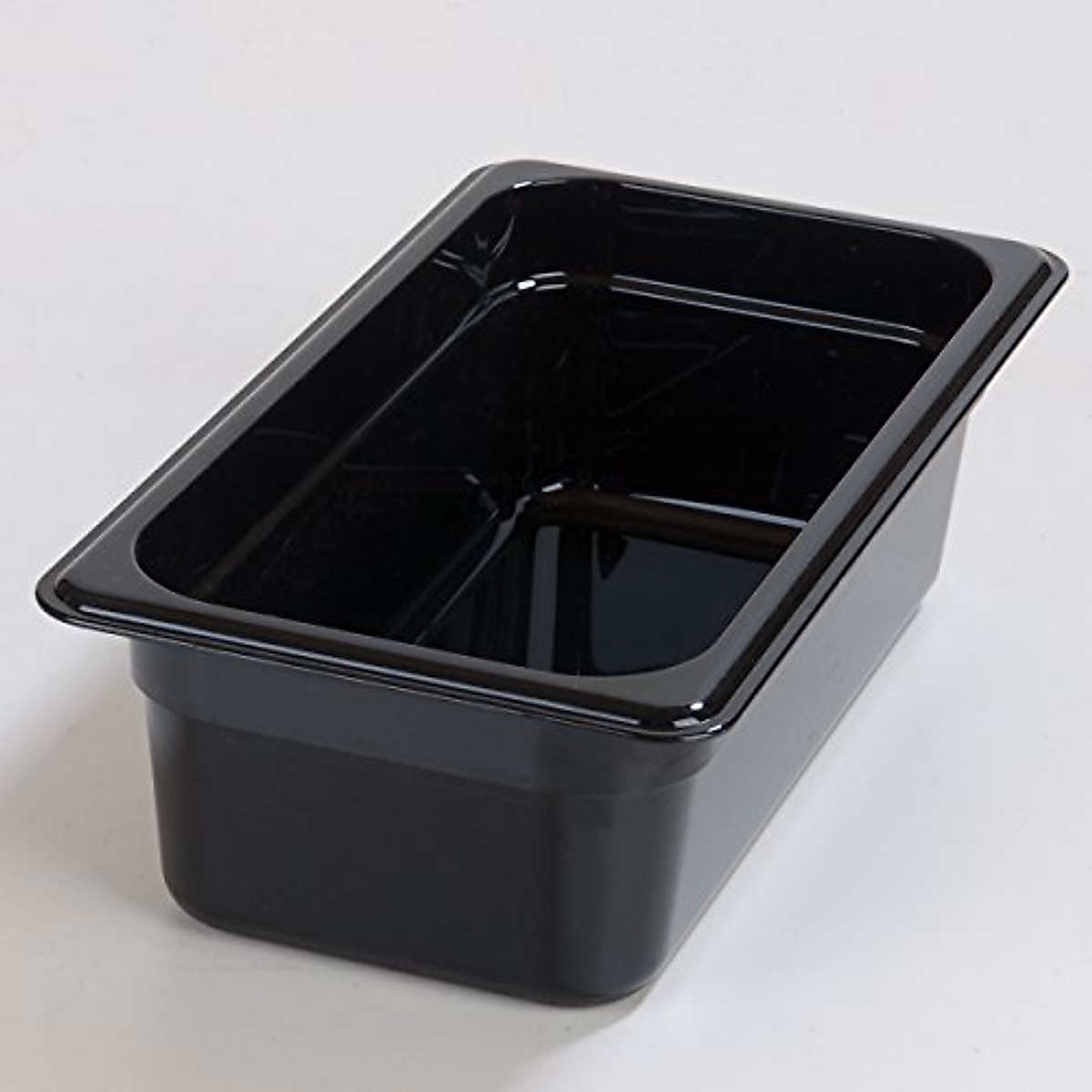 Carlisle FoodService Products 3066103 StorpPlus Third Size Food Pan, Polycarbonate, 4" Deep, Black