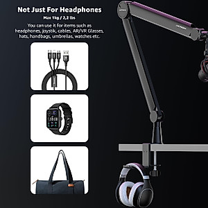 IXTECH Mic Arm Boom Arm 360° Rotatable Microphone Boom Arm Mic Boom Arm with Desk Mount, Fully Adjustable, for Podcast, Video, Gaming, Radio, Studio Recording, Sturdy and Universal VALIANT Pro