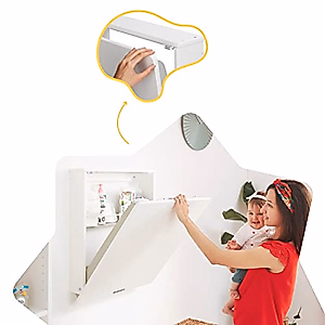 Badabulle Plouf Wall Mounted Changing Table with Changing Mat