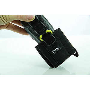 Walkie Caddie (White) - Accessory Pouch for Walkie Talkies | for Motorola CP 200 and Most Other Walkie Talkies | Black with White Bungee