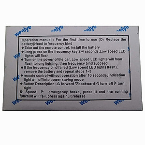 2.4G Bluetooth Remote Control for Kids Powered Ride On Car, Remote Controller Transmitter Accessories for Children Electric Ride On Car Replacement Parts White