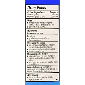 Bausch & Lomb Advanced Eye Relief Dry Eye Lubricant Eye Drops 1oz ( Packs of 3)