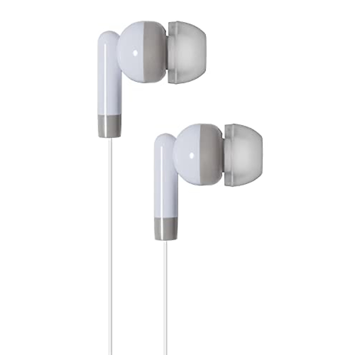 Wholesale Lot Kids Bulk Earbuds Headphones Earphones 50 Pack Multi Colored Individually Bagged Disposable Ear Buds for School Classroom Libraries Students