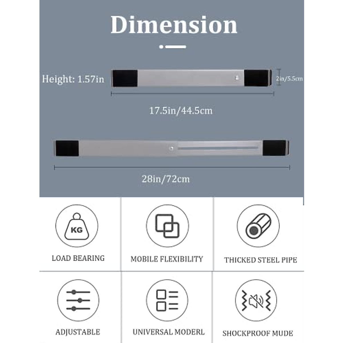 Appliance Roller Expandable Furniture Washing Machine Base with Wheels Heavy Duty Extensible Rollers for Washer and Dryer,Base Mover for Other Heavy Objects