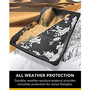 3D MAXpider Custom Fit Kagu Floor Mat (Black) Compatible with Volvo S60/V60 Plug-in Hybrid 2019-2023 - Full Set