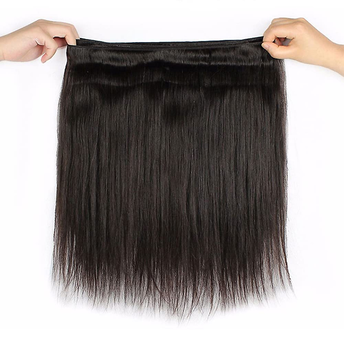 Straight Bundles 10A Brazilian Straight Human Hair Bundles 18 20 22 Inch 3 Bundles 100% Unprocessed Virgin Straight Weave Bundles Human Hair Natural Color