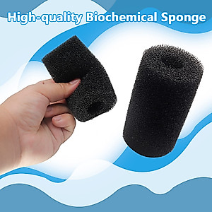 Bivethoi 4 Pcs Pre-Filter Sponge, Foam Sponge Roll Compatible Filter Accessories for Aquarium Shrimp Fish Tank