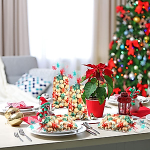 Snowflake Cello Treat Bags Christmas Xmas Party Cellophane Plastic Candy Goodie Bags with Twist Ties for Winter Holiday Wonderland Birthday Baby Shower Party Favors (Pink)