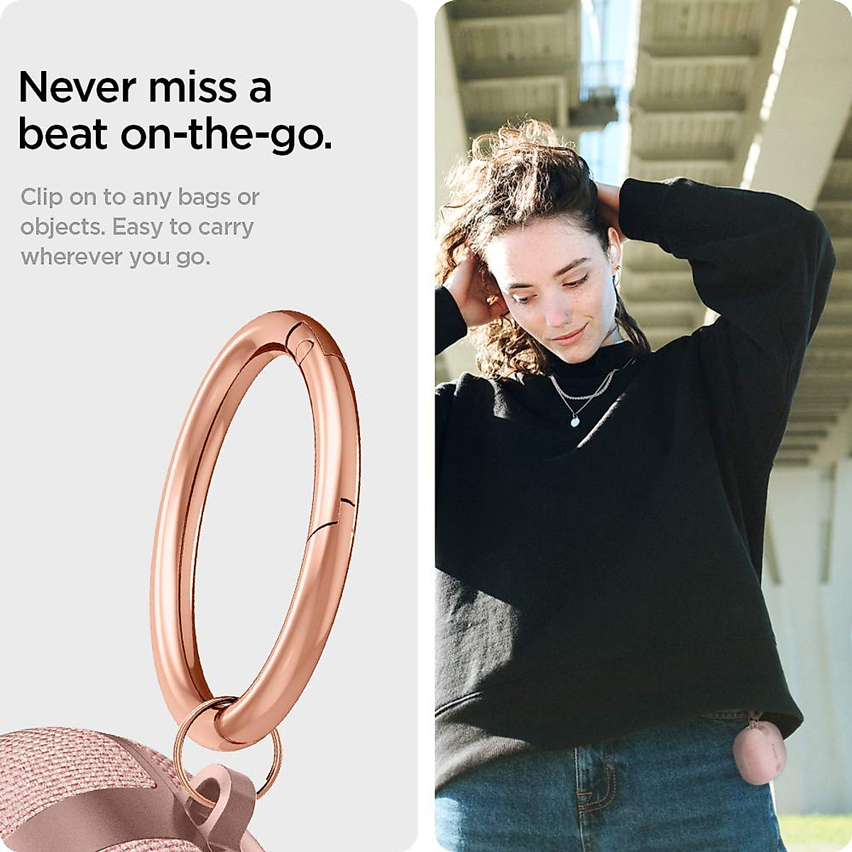 Spigen Urban Fit Designed for Galaxy Buds2 Pro (2022) / Buds 2 (2021) / Buds Pro (2021) / Buds Live (2020) Shockproof Protective Cover - Bronze