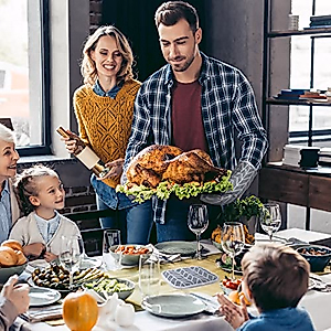 AUAUY Oven Mitts and Potholders BBQ Gloves-Oven Mitts and Pot Holders with Recycled Infill Silicone Non-Slip Cooking Gloves for Cooking Baking Grilling (6-Piece Set,Grey)