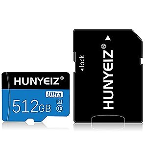 512GB Micro SD Card High Speed Class 10 Memory Card for Smartphone/Camera/Tablet/Car Navigation and Drones（512GB