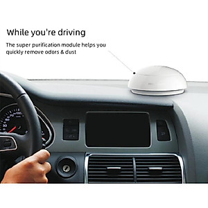 Portable ionizer air purifier for car，smokers car air purifier and freshener，car air purifier with hepa filter